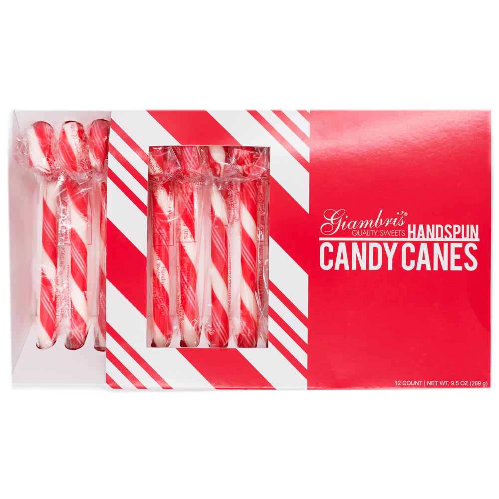 Cherry Candy Canes (1 Doz.) – Giambri's Quality Sweets
